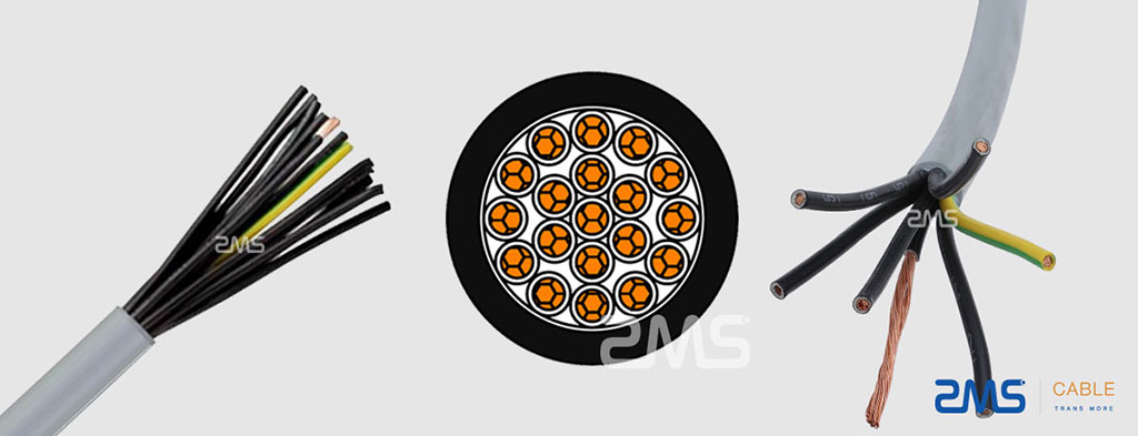 Custom Flexible Control Cable With Insulated Shield - ZMS Cable